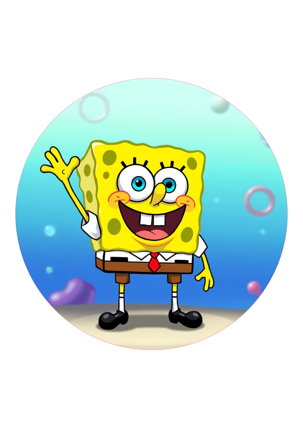 Jedlý tisk Spongebob – obrázky na dort | Oslavino.cz