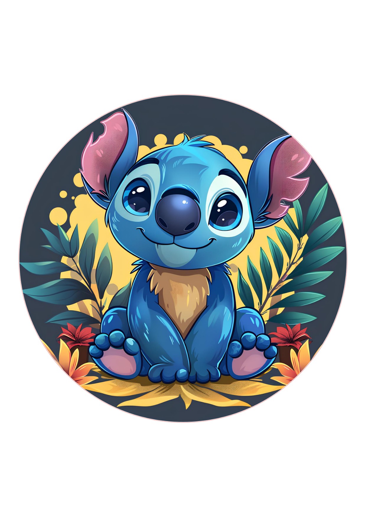 Jedlý tisk Stitch – obrázky na dort | Oslavino.cz